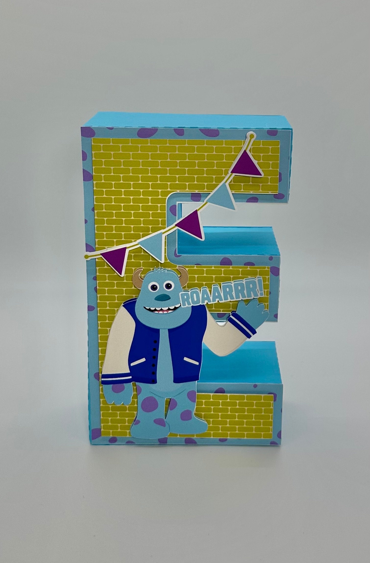 Monsters Theme 3D Letters Monsters Party Decor - Etsy