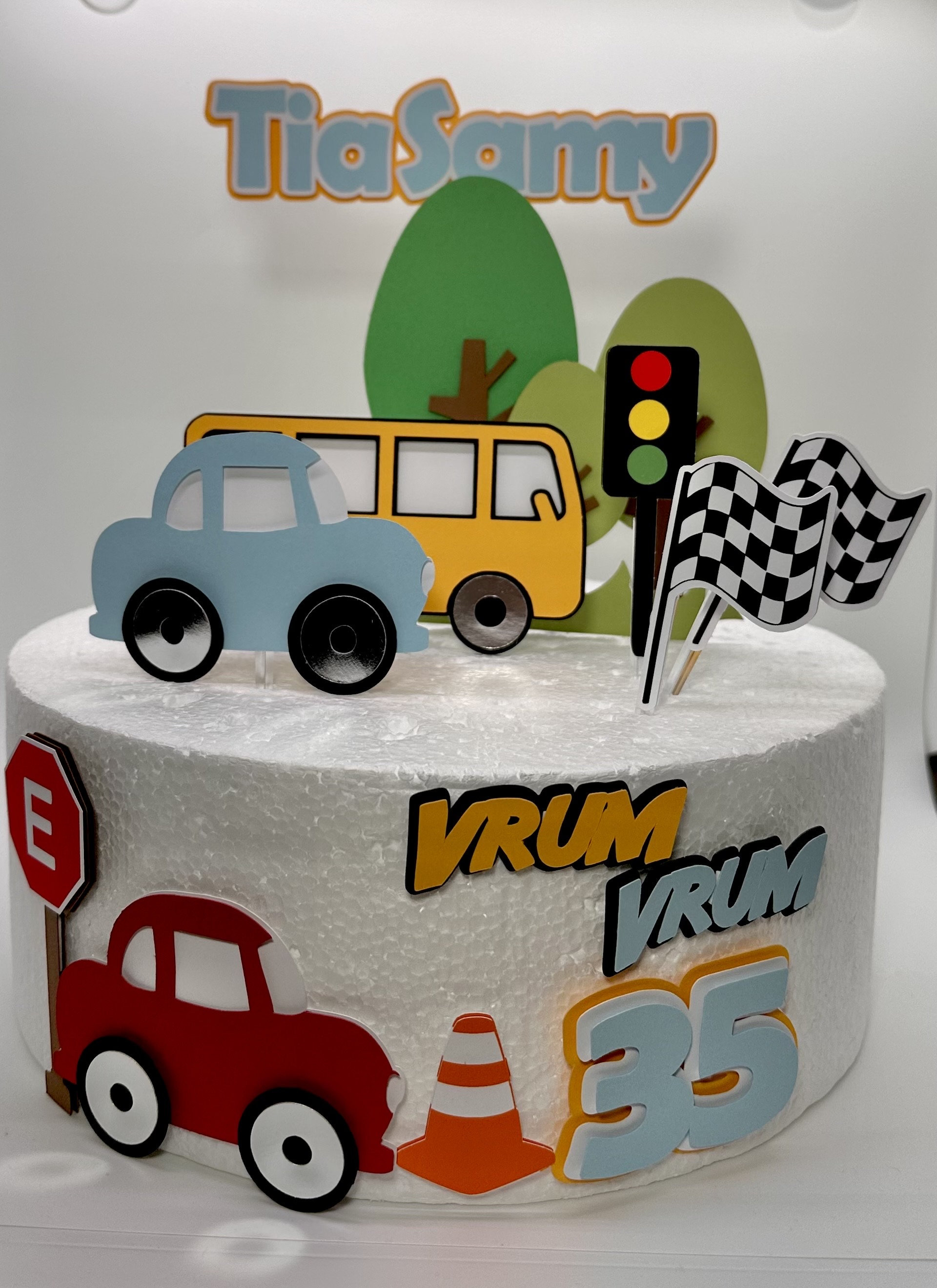 Vehicle Traffic, Cars Theme Cake Topper - Traffic Party Decor - Etsy