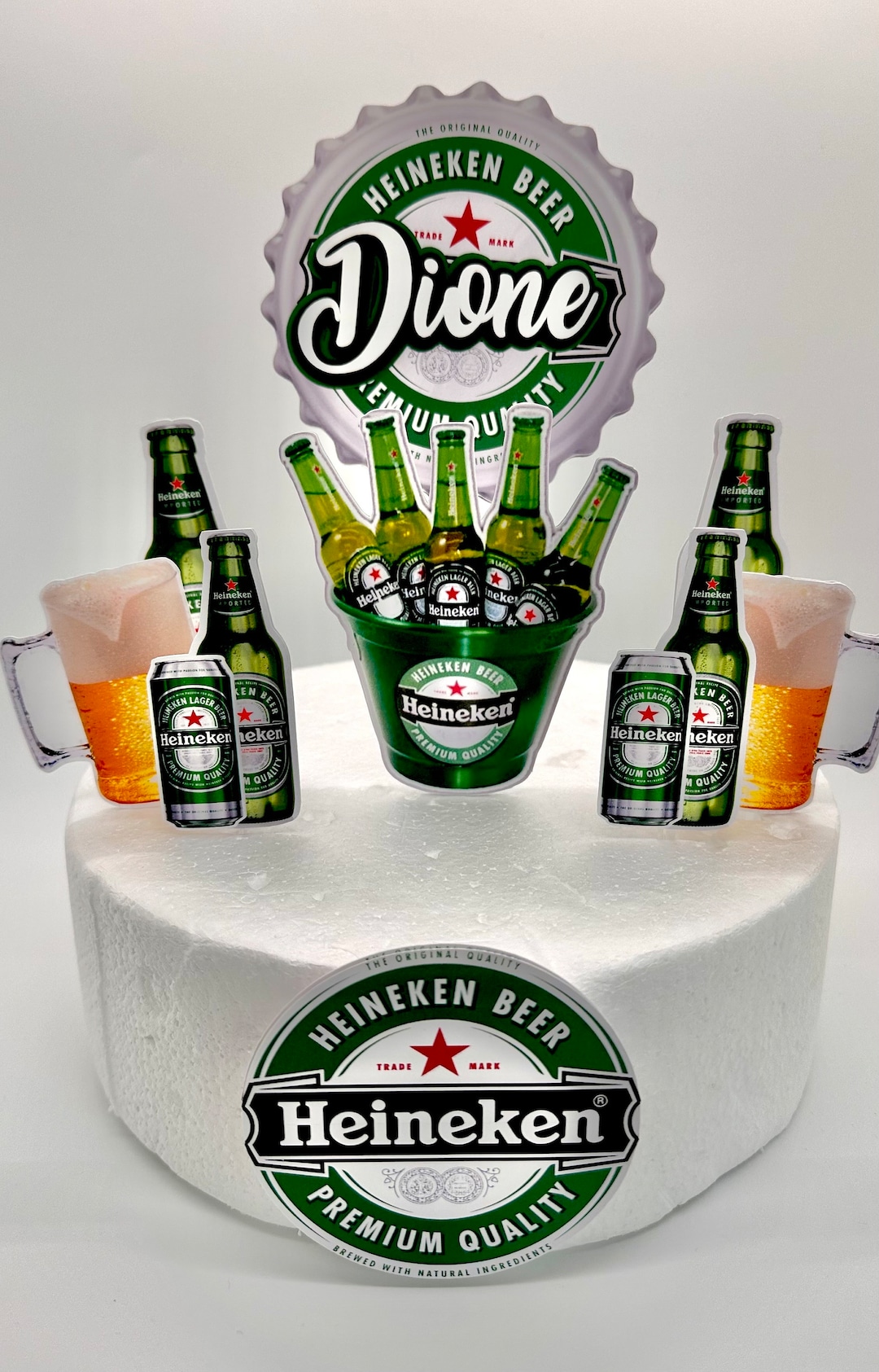 Beer Cake Topper - Beer Party Decor - Etsy