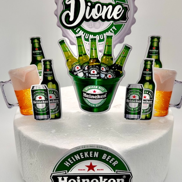 Beer Cake Topper - Etsy