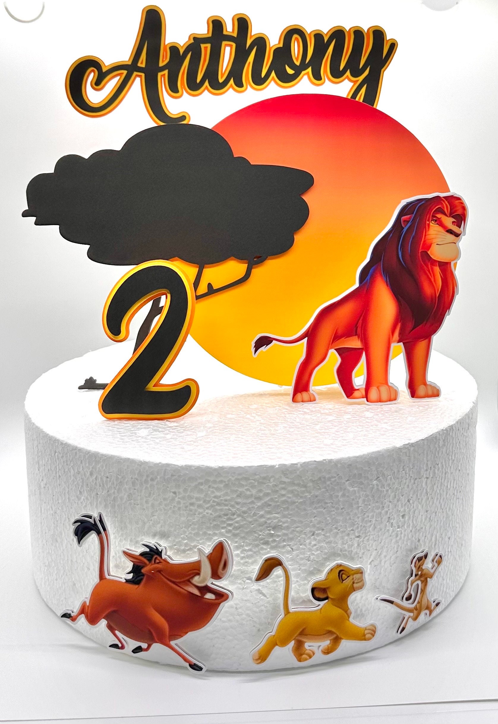 Lion King Cake Topper Lion King Party Decor - Etsy