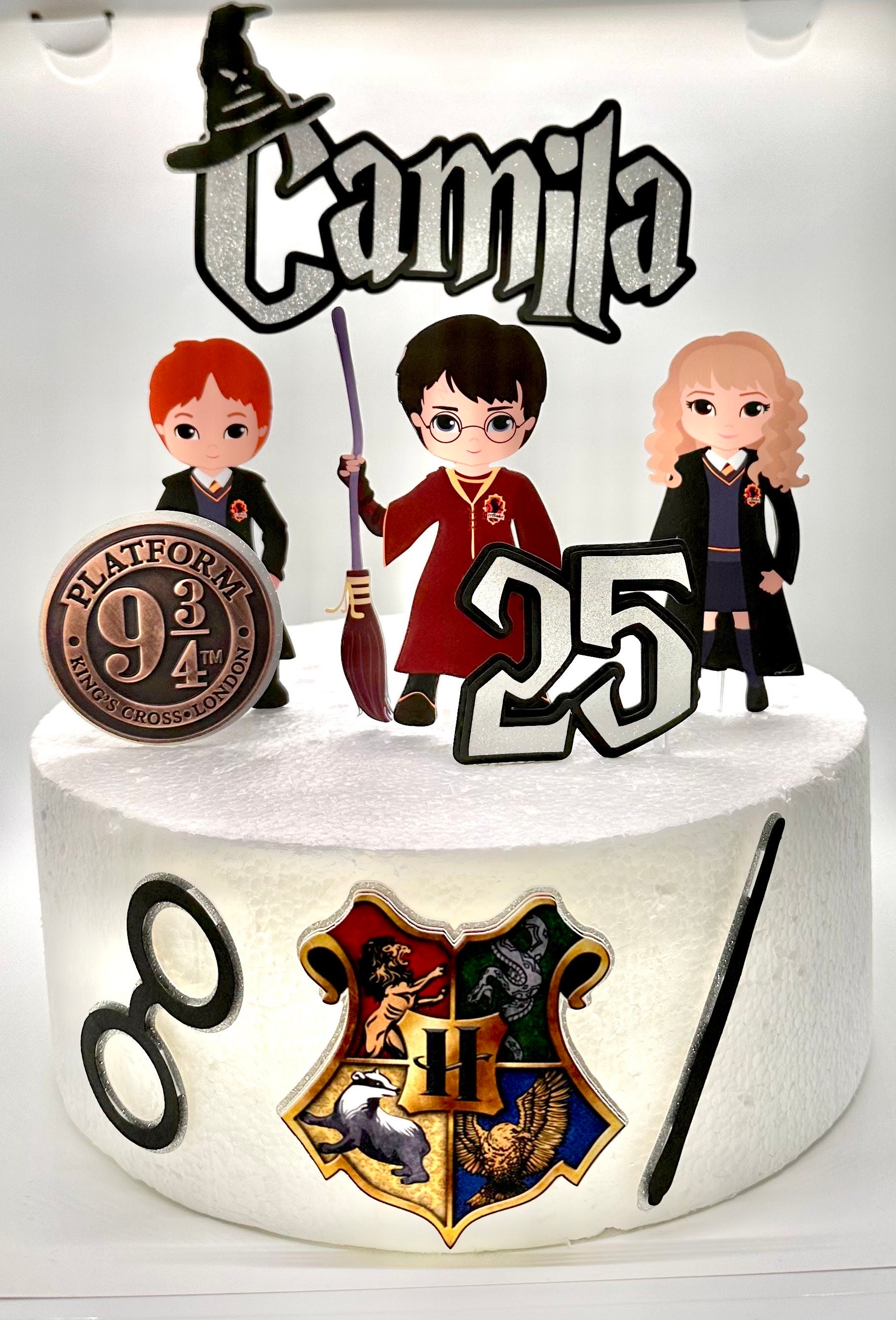 Wizard Inspired Theme Cake Topper - Wizard Party Decor - Etsy
