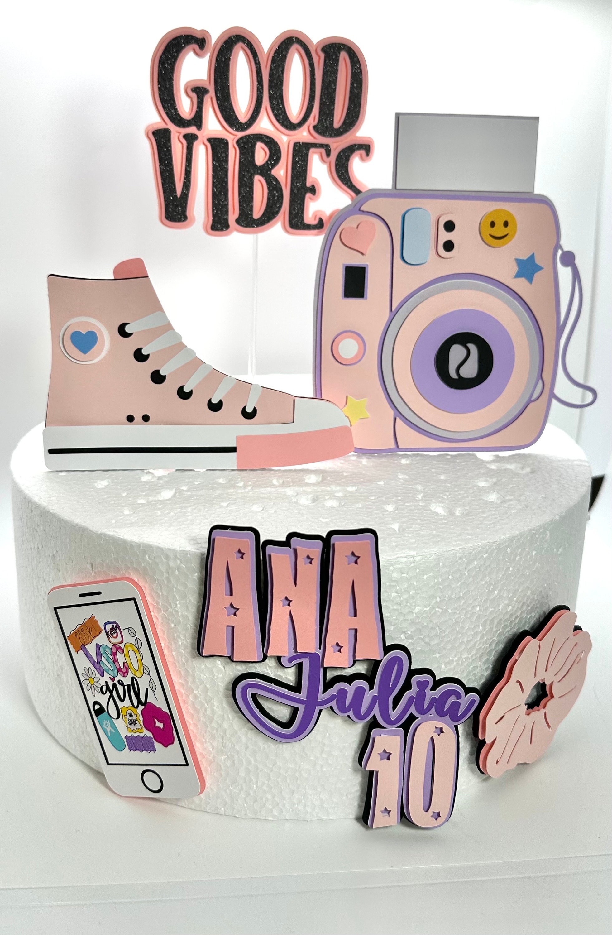 VSCO Girl Theme Cake Topper - VSCO Girl Party Decor - Etsy