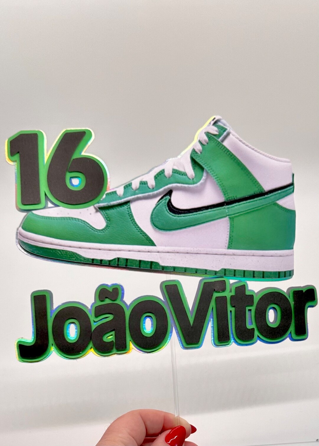 Sneaker Theme Cake Topper - Sneaker Party Decor - Etsy