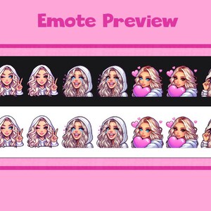5 Emote Starter Pack | Blonde Hair | Wavy Hair | Blue/ Brown/ Green ...
