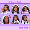 Twitch Emotes Black Girl Braids - Etsy
