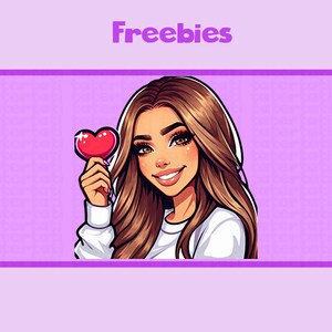 Twitch Emotes | 13 Emote Pack | Light Brown Hair | Brown Eyes ...