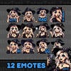 Vamp Bae - Vampire Emote Pack | Twitch Emotes | 11 Emotes | Crimson Red ...