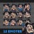 Vamp Bae - Vampire Emote Pack | Twitch Emotes | 11 Emotes | Crimson Red ...