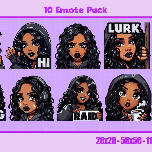 Vamp Bae Vampire Emote Pack Twitch Emotes 11 Emotes Crimson Red Eyes ...