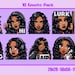 Vamp Bae Vampire Emote Pack Twitch Emotes 11 Emotes Crimson Red Eyes ...