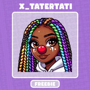 Twitch Emotes | Black Girl | Braids | Part 2 - Etsy