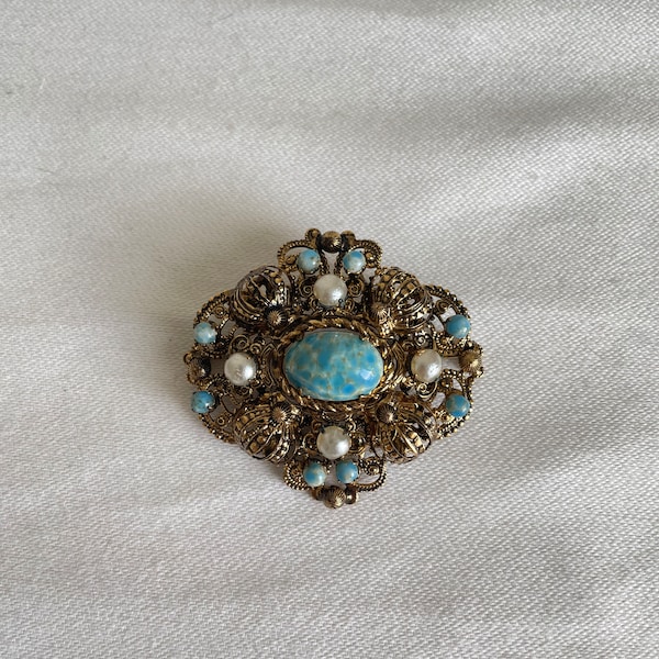 W Germany Brooch - Etsy