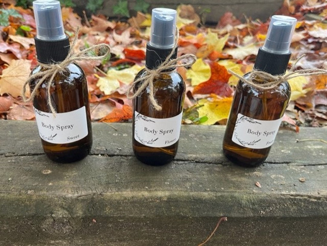 Body Spray, Scented With Essential Oils and Alcohol Free All Natural ...