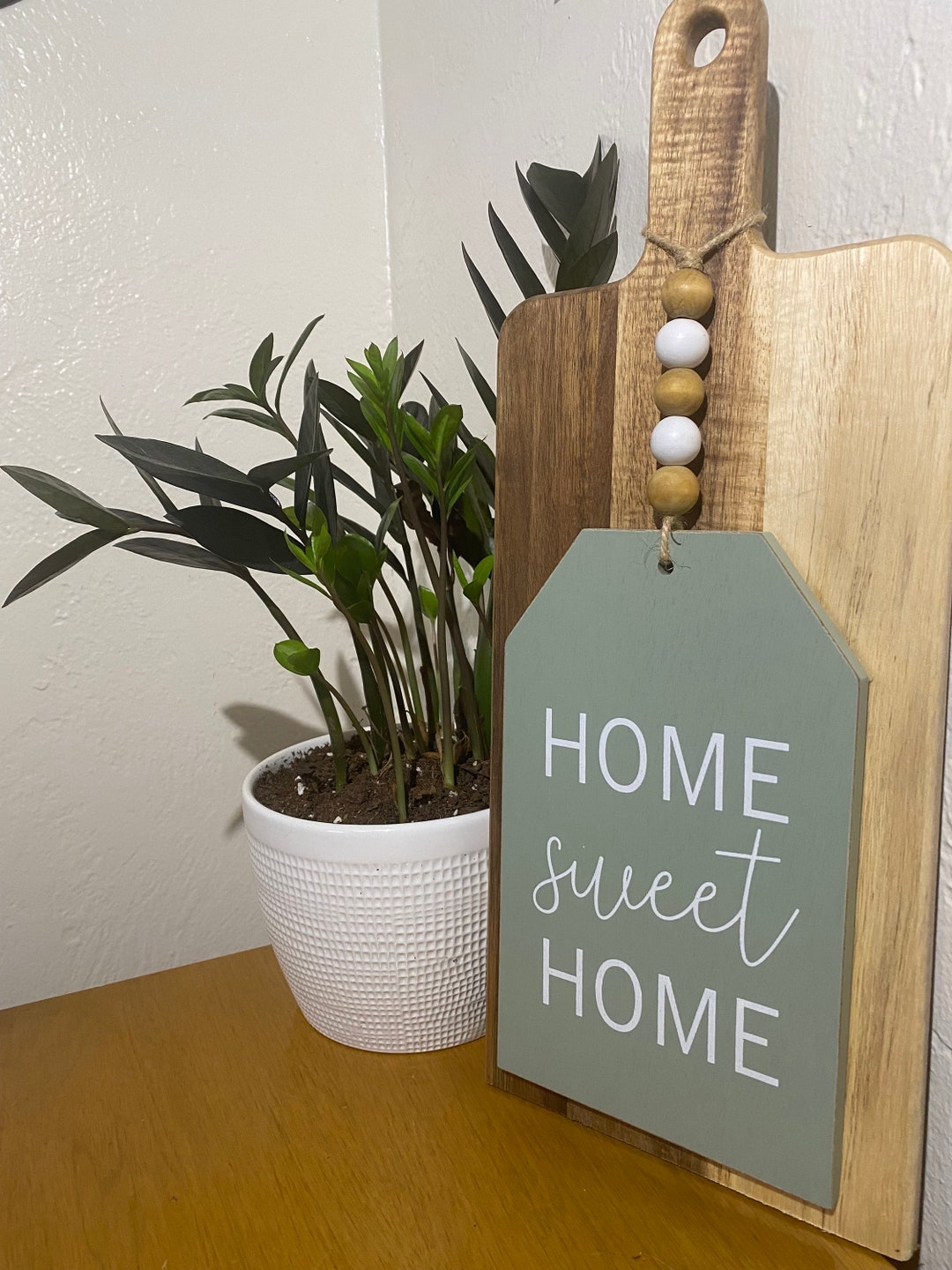 Decorative Acacia Wood Farmhouse Wall Art - Etsy
