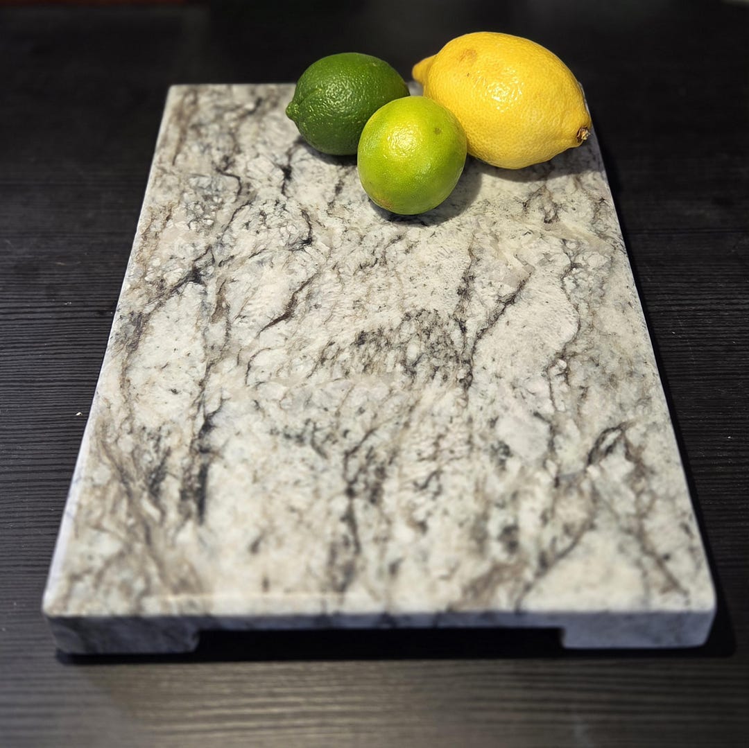 Handcrafted Delicatus White Granite Charcuterie Board - Etsy
