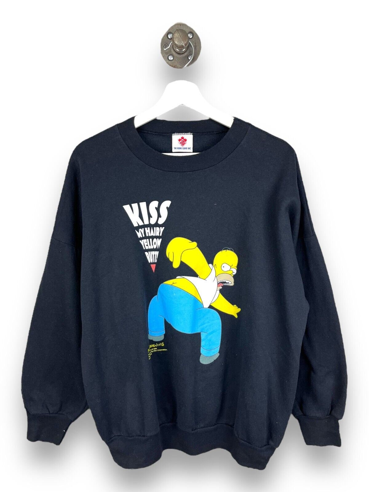 Vintage 1998 the Simpsons Homer Kiss My Hairy Yellow Butt - Etsy