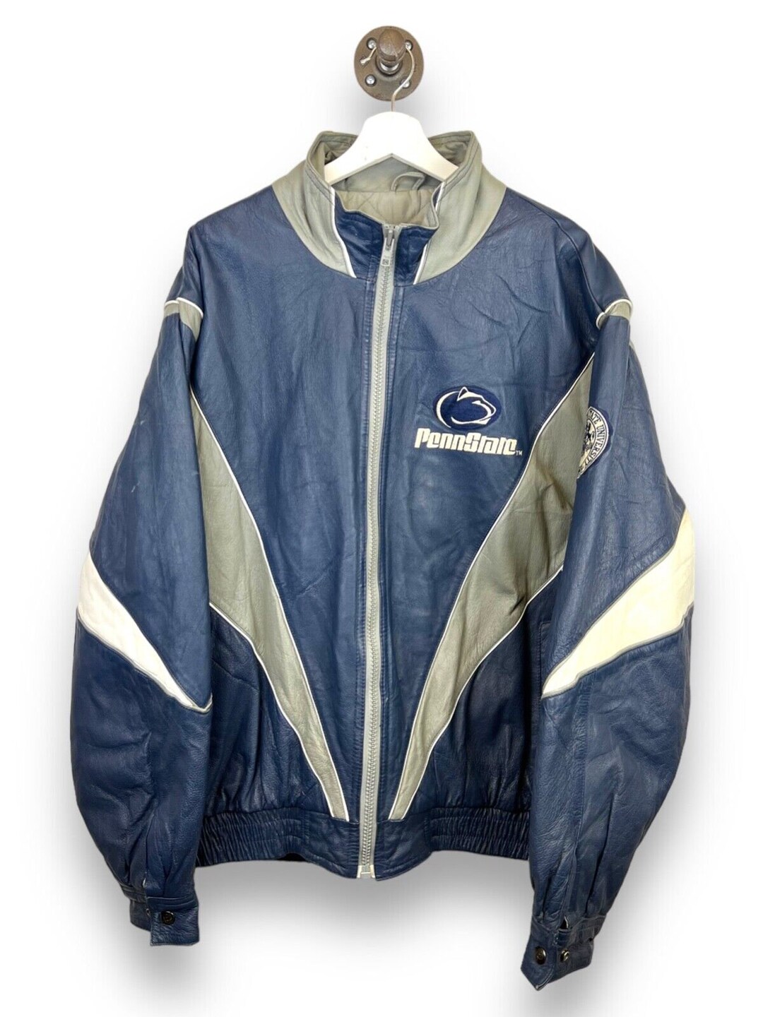 Vintage Penn State Nittany Lions Leather Pro Player Varsity - Etsy
