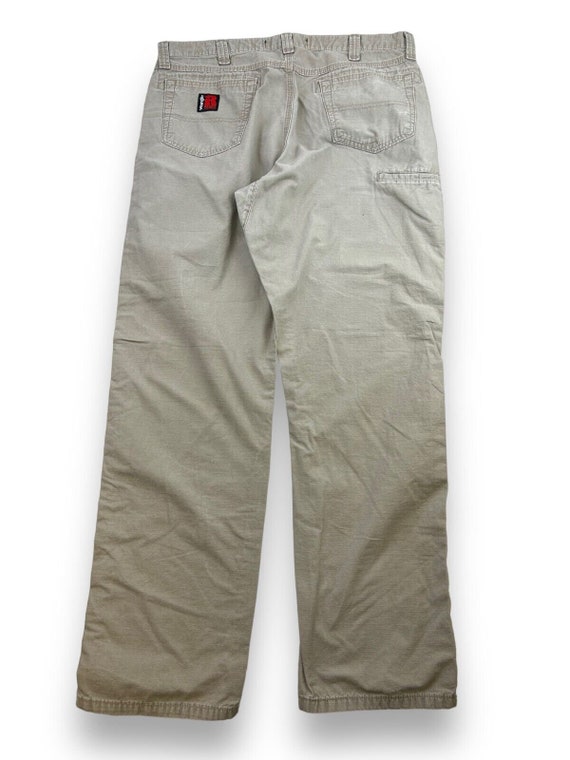 Wrangler Riggs Work Wear Ripstop Pants Size 36W Taupe - Gem