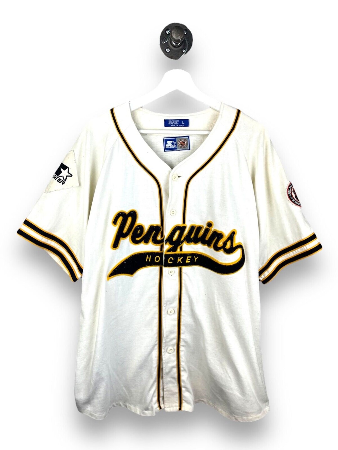 Vintage 90s Pittsburgh Penguins Script Starter NHL Baseball - Etsy