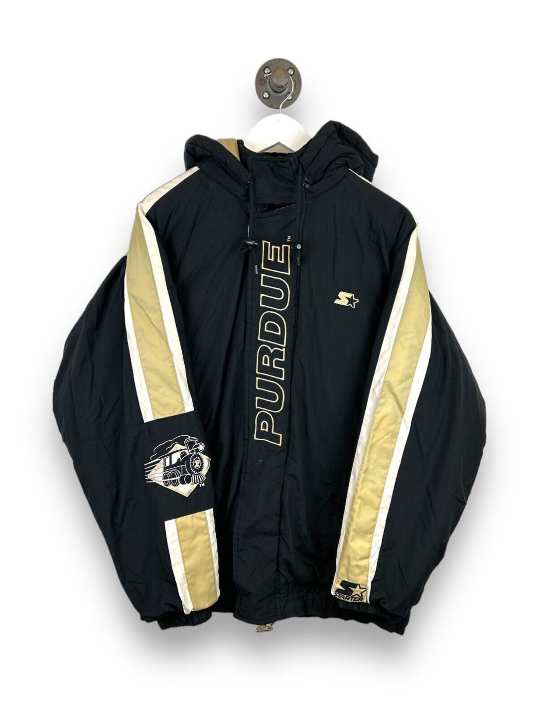 Vintage 90s Purdue Boilermakers NCAA Starter Insulated Full Zip Jacket ...