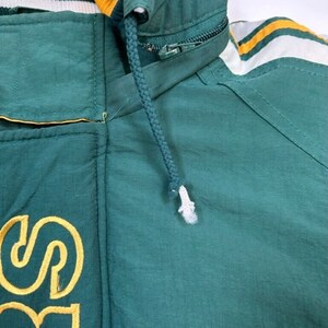 Vintage 90s Green Bay Packers Insulated Starter NFL Pro Line Nylon ...