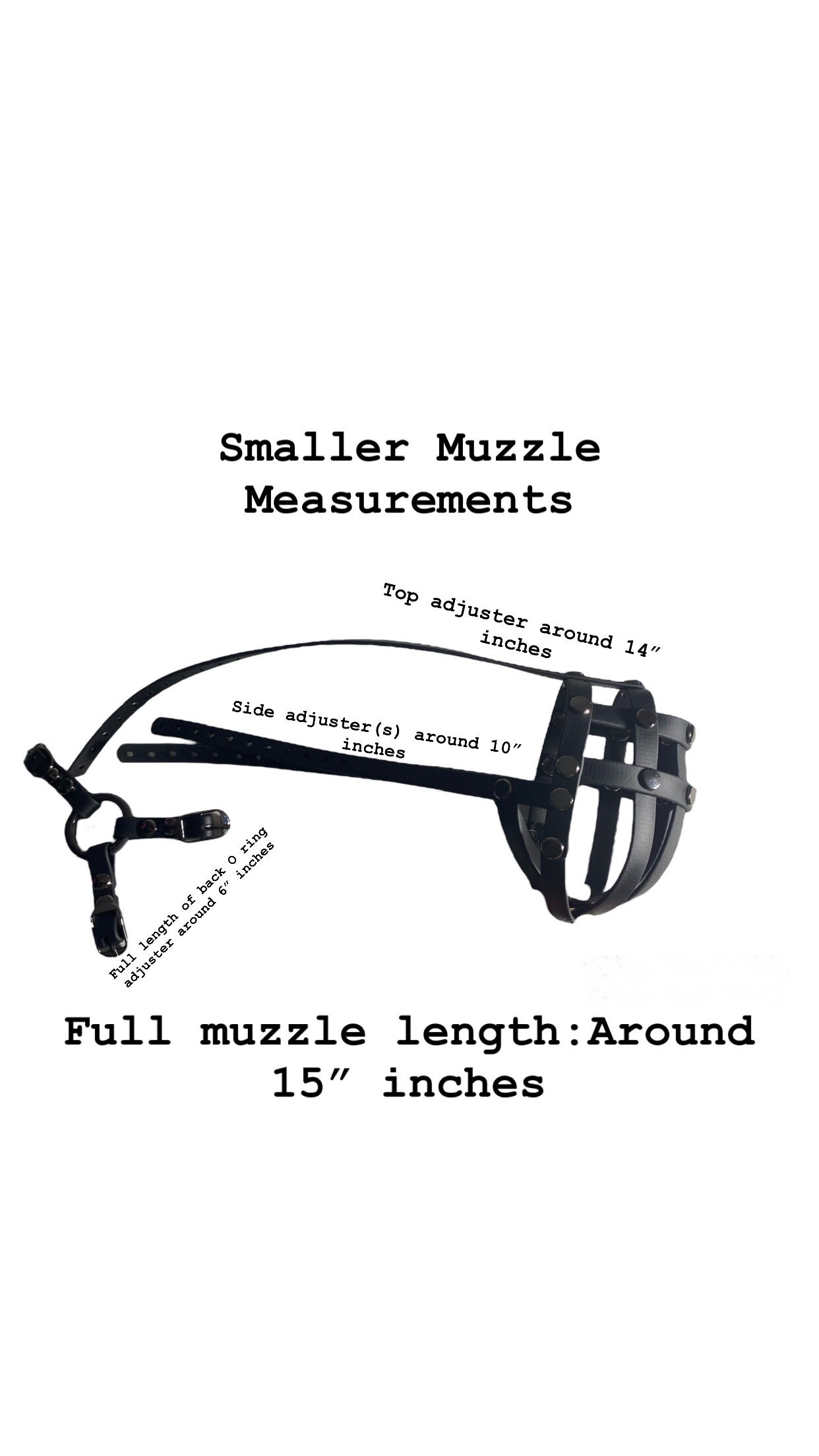 Matte Black Classic Hardware Human Face Muzzle - Etsy