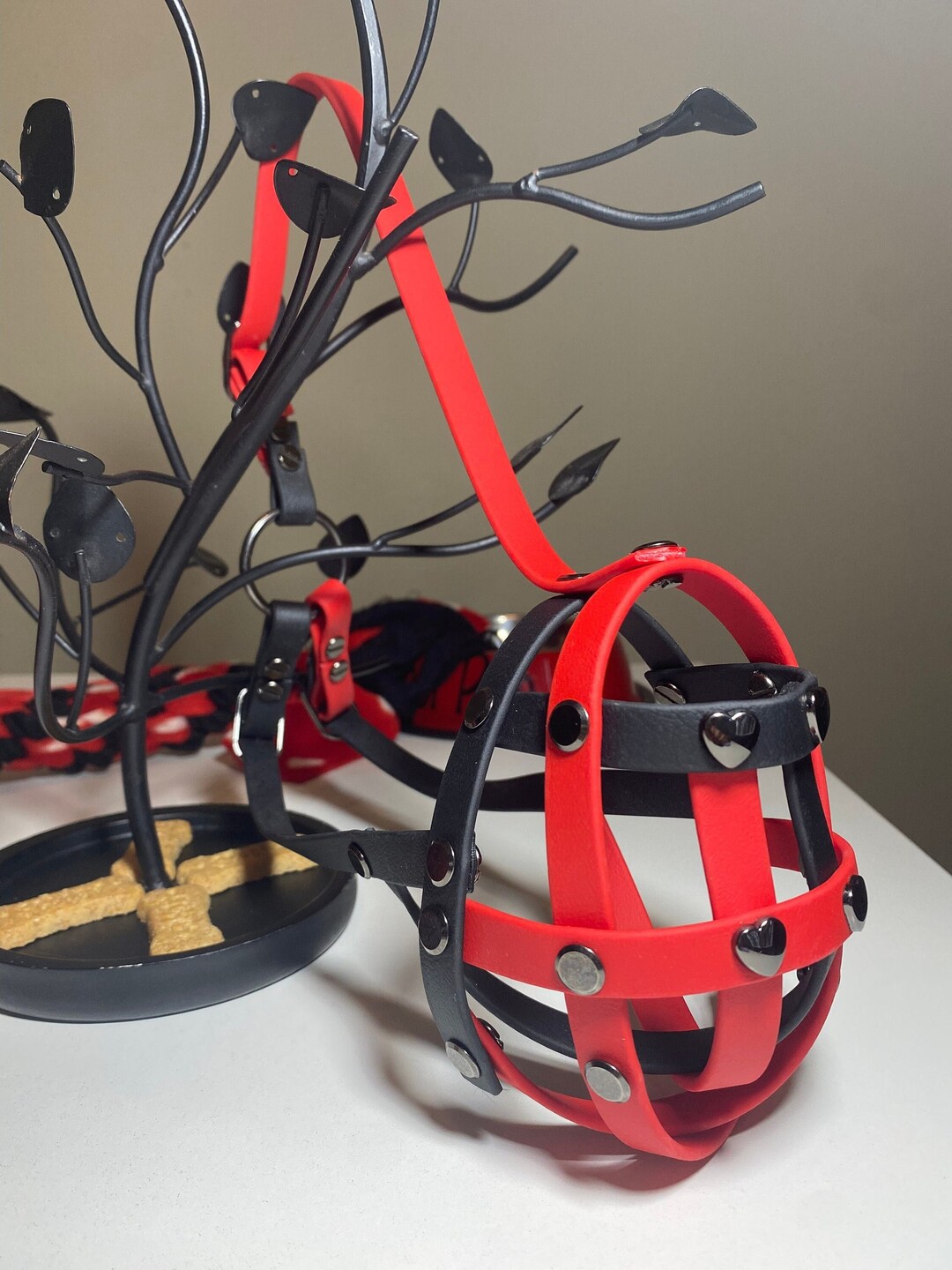 Custom Colors Pet Play Human Muzzle // Heart Front - Etsy UK