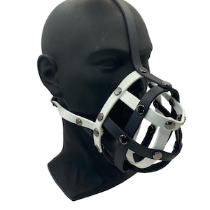 Custom Colors Biothane Premium Hardware Human Face Muzzle - Etsy
