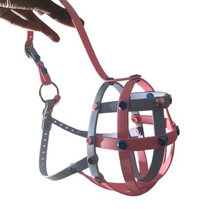 Custom Colors Biothane Premium Hardware Human Face Muzzle - Etsy
