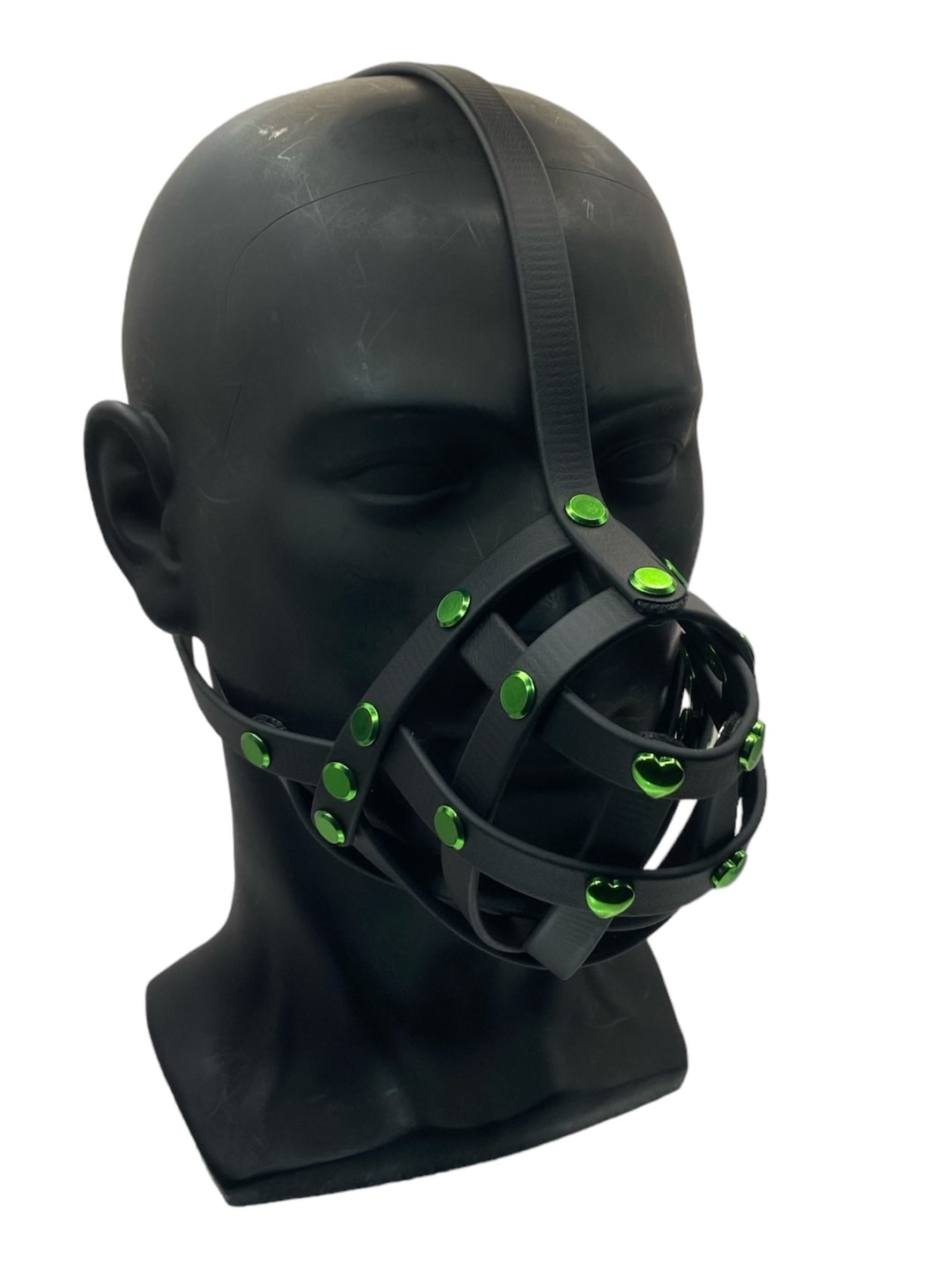 Green Classic Hardware Human Face Muzzle - Etsy