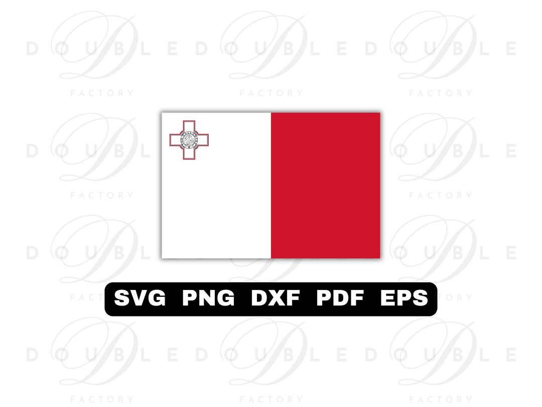 Malta Flag | Svg Png Dxf Eps Pdf - Vector Graphic Design Layered by ...