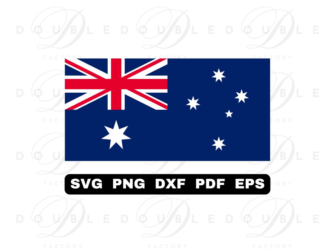 Australia Flag | Svg Png Dxf Eps Pdf - Vector Graphic Design Layered by ...