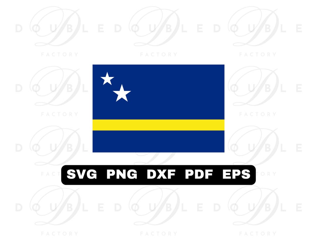 Curaçao Flag | Svg Png Dxf Eps Pdf - Vector Graphic Design Layered by ...