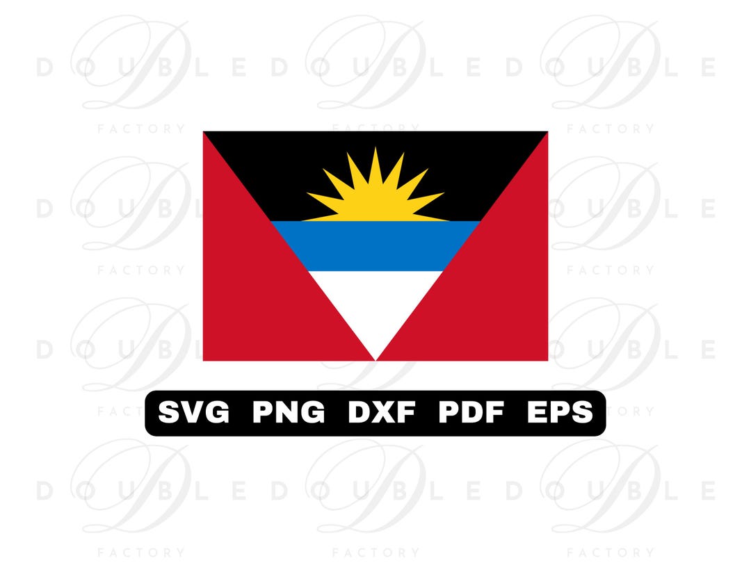 Antigua and Barbuda Flag | Svg Png Dxf Eps Pdf - Vector Graphic Design ...