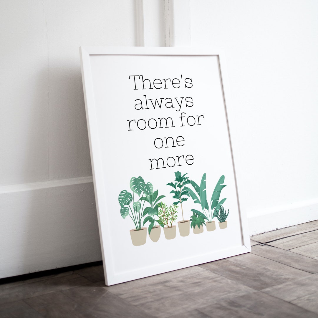 Funny House Plant Quote Print | Plant Lover Gift (digital Download) - Etsy