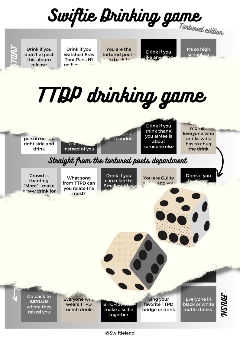 Taylor Swift Inspired TTPD (the Tortured Poets Department) Party ...