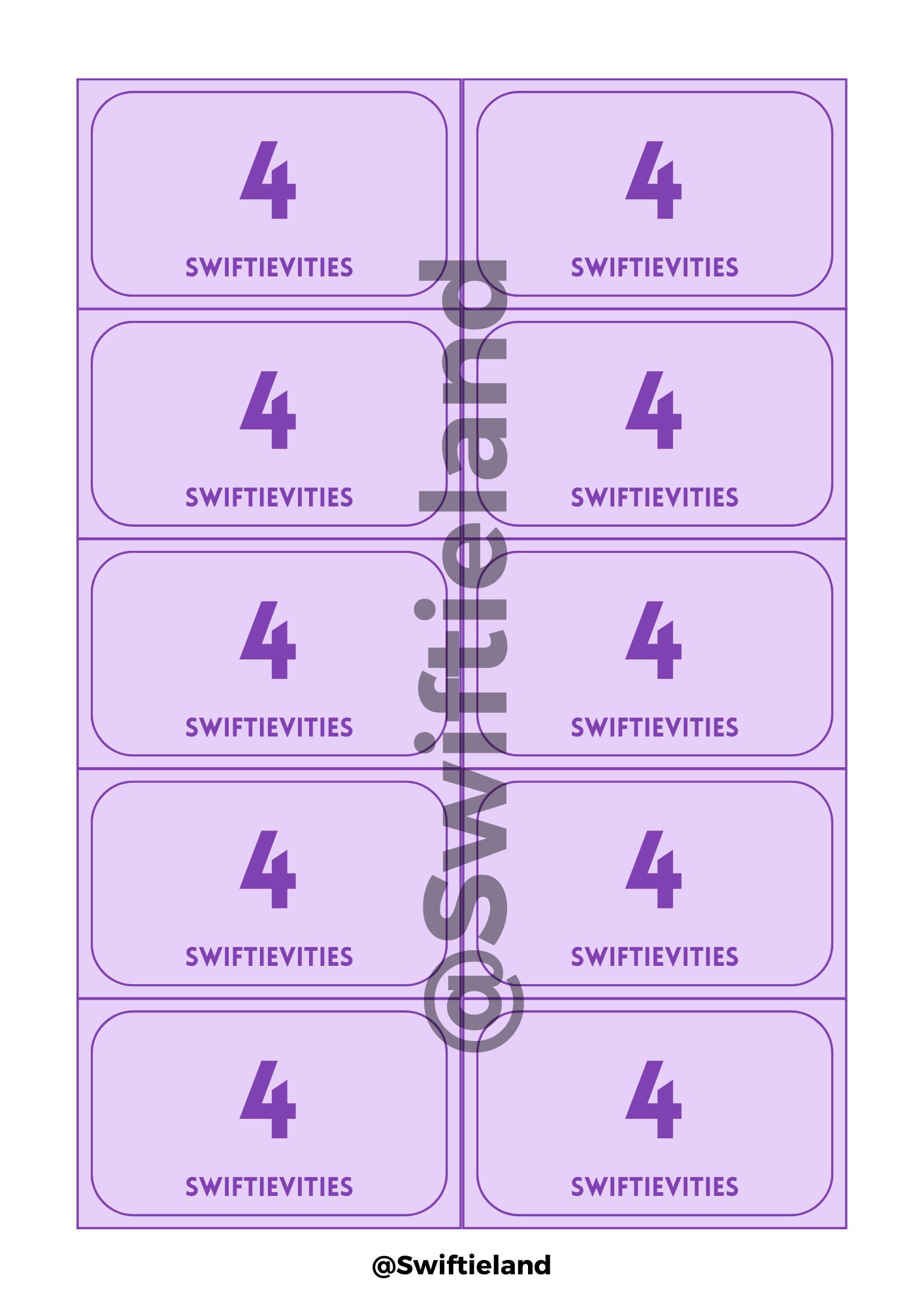 Taylor Swift Inspired Party Card Game 240 Cards Swiftie Gift ...