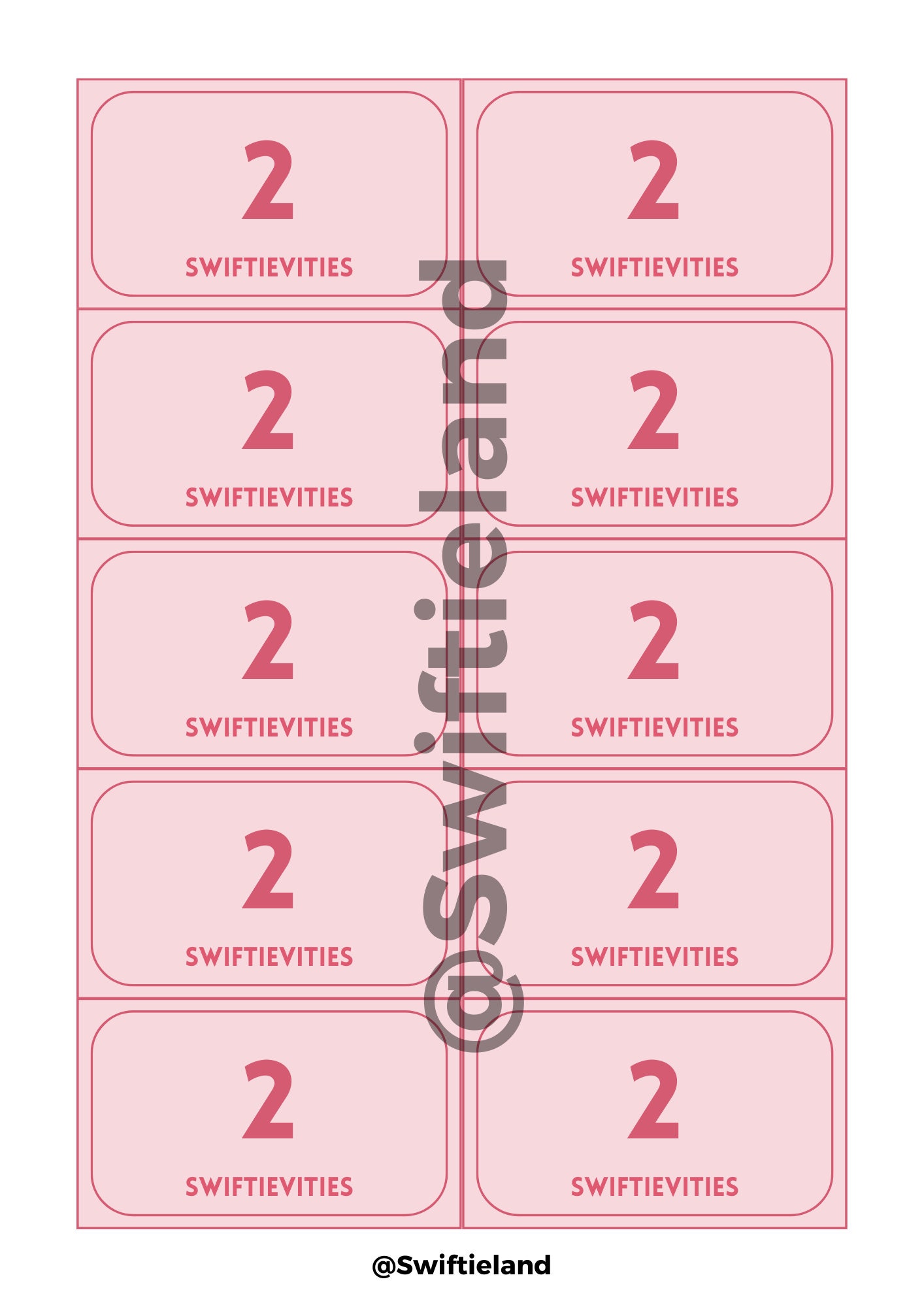 Taylor Swift Inspired Party Card Game 240 Cards Swiftie Gift ...