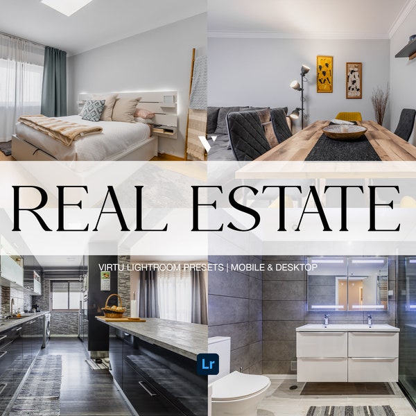 Real Estate Lightroom Presets, Interior Filters for Desktop and Mobile ...