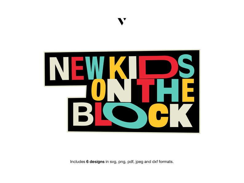 NKOTB SVG: New Kids on the Block Cut File (digital Download) - Etsy