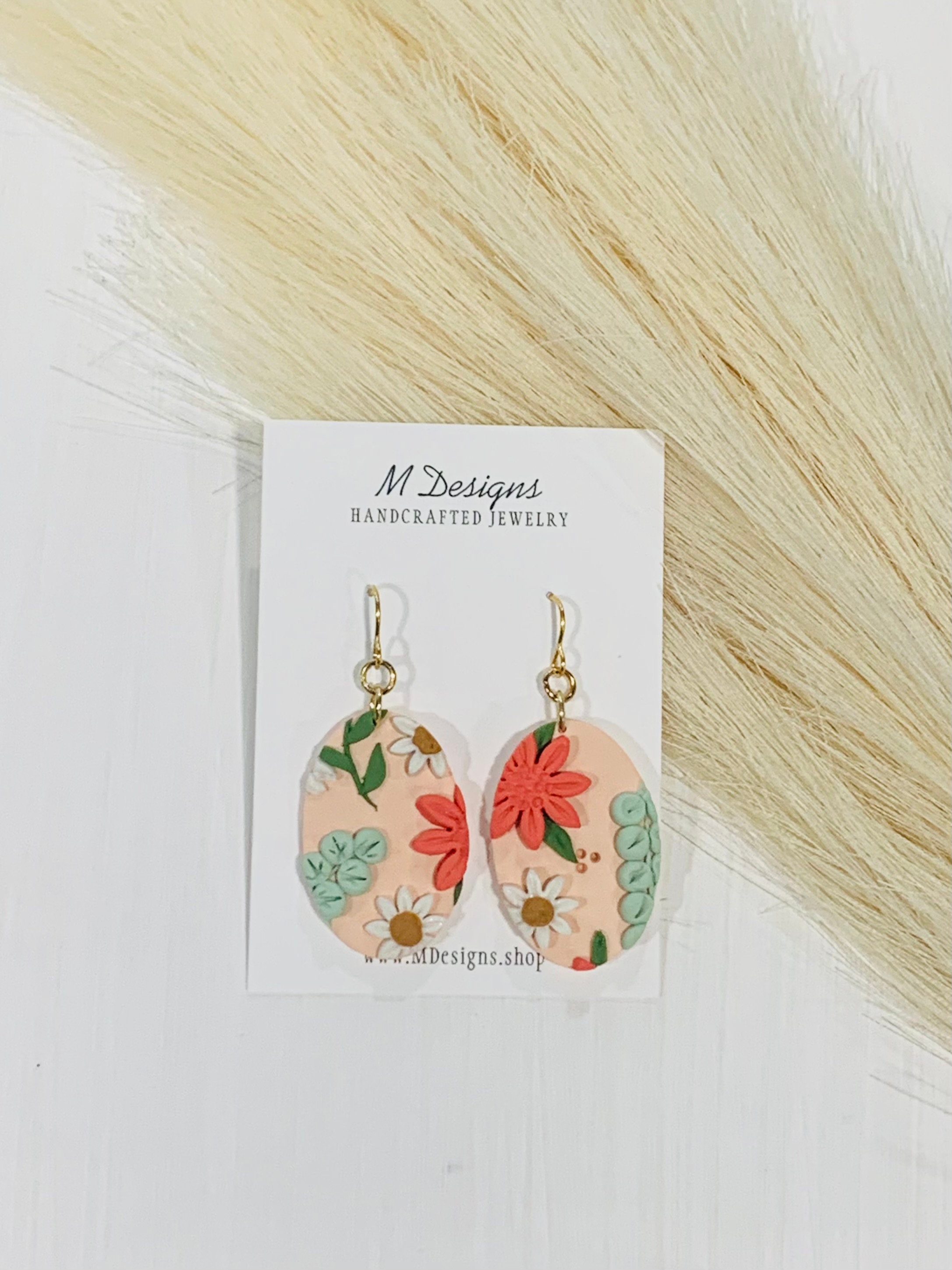Spring Flowers (1) Clay Earrings - Etsy