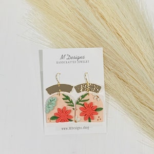 Spring Flowers (1) Clay Earrings - Etsy