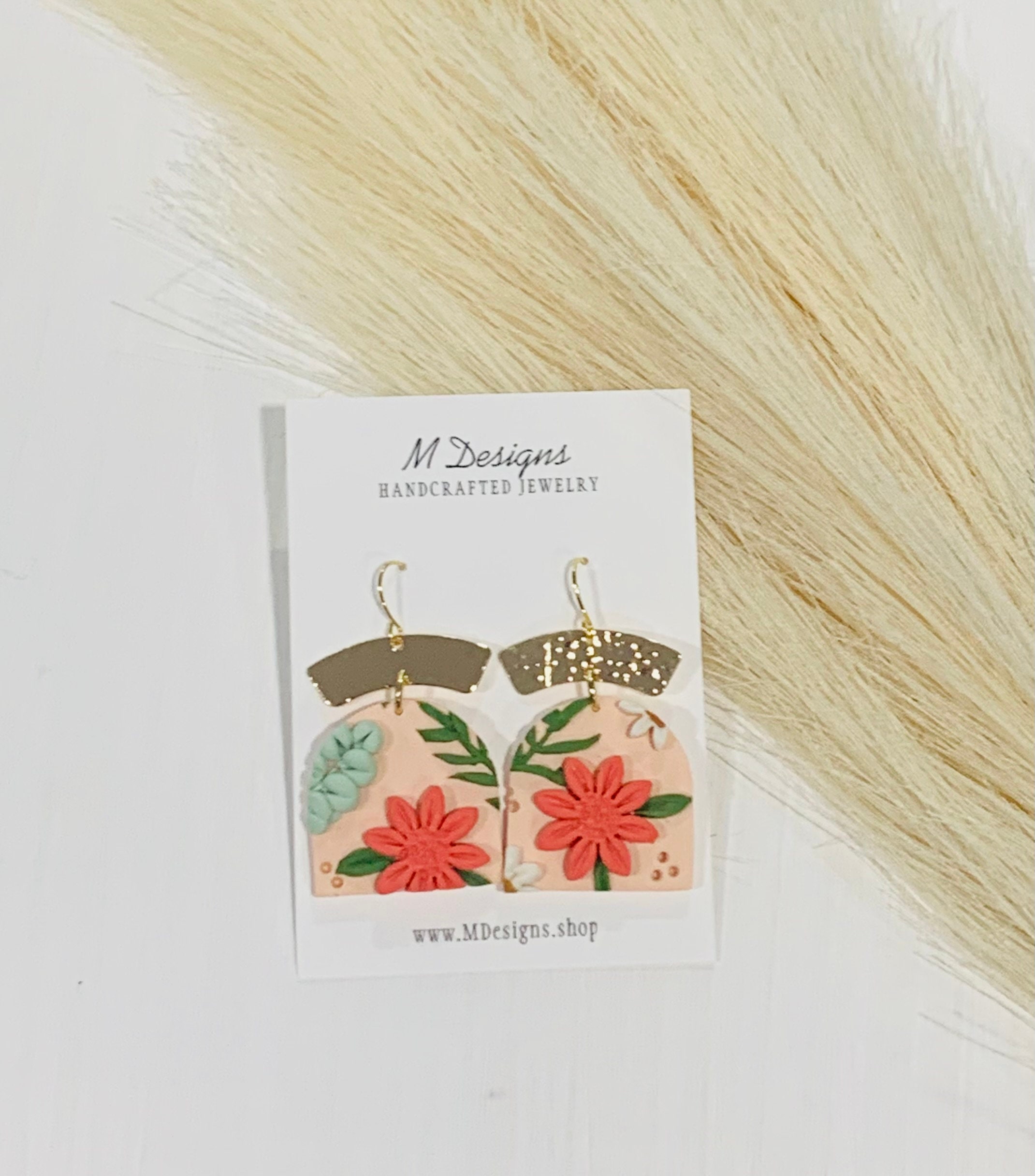 Spring Flowers 1 Clay Earrings - Etsy