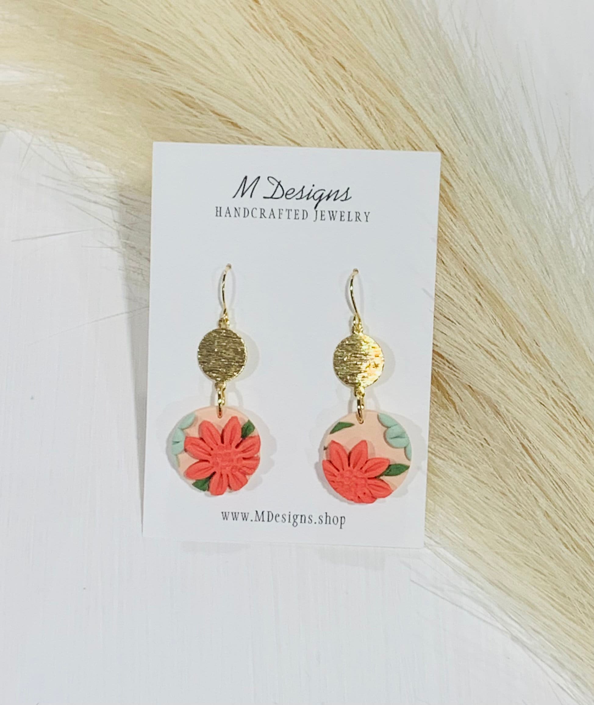 Spring Flowers 1 Clay Earrings - Etsy