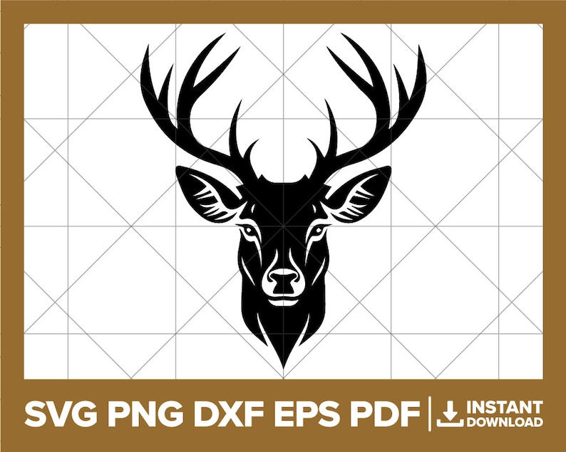Hirsch SVG Buck PNG Hirsch Jäger DXF Hirsch Doe Buck - Etsy.de