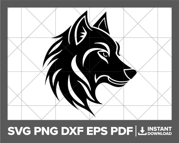 Silueta De Cabeza De Lobo Amazon.com: Arte De Pared De Metal Con