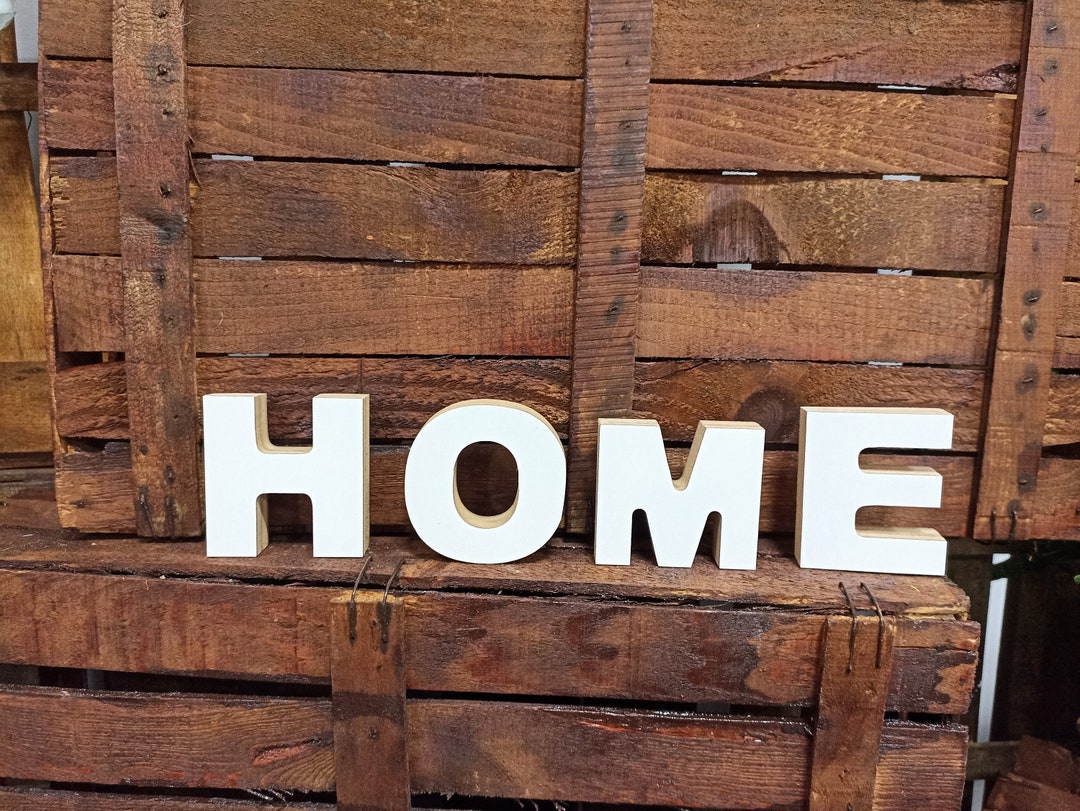 Personalized Wood Lettering Table Decor HOME Decorations Mdf Dxf ...