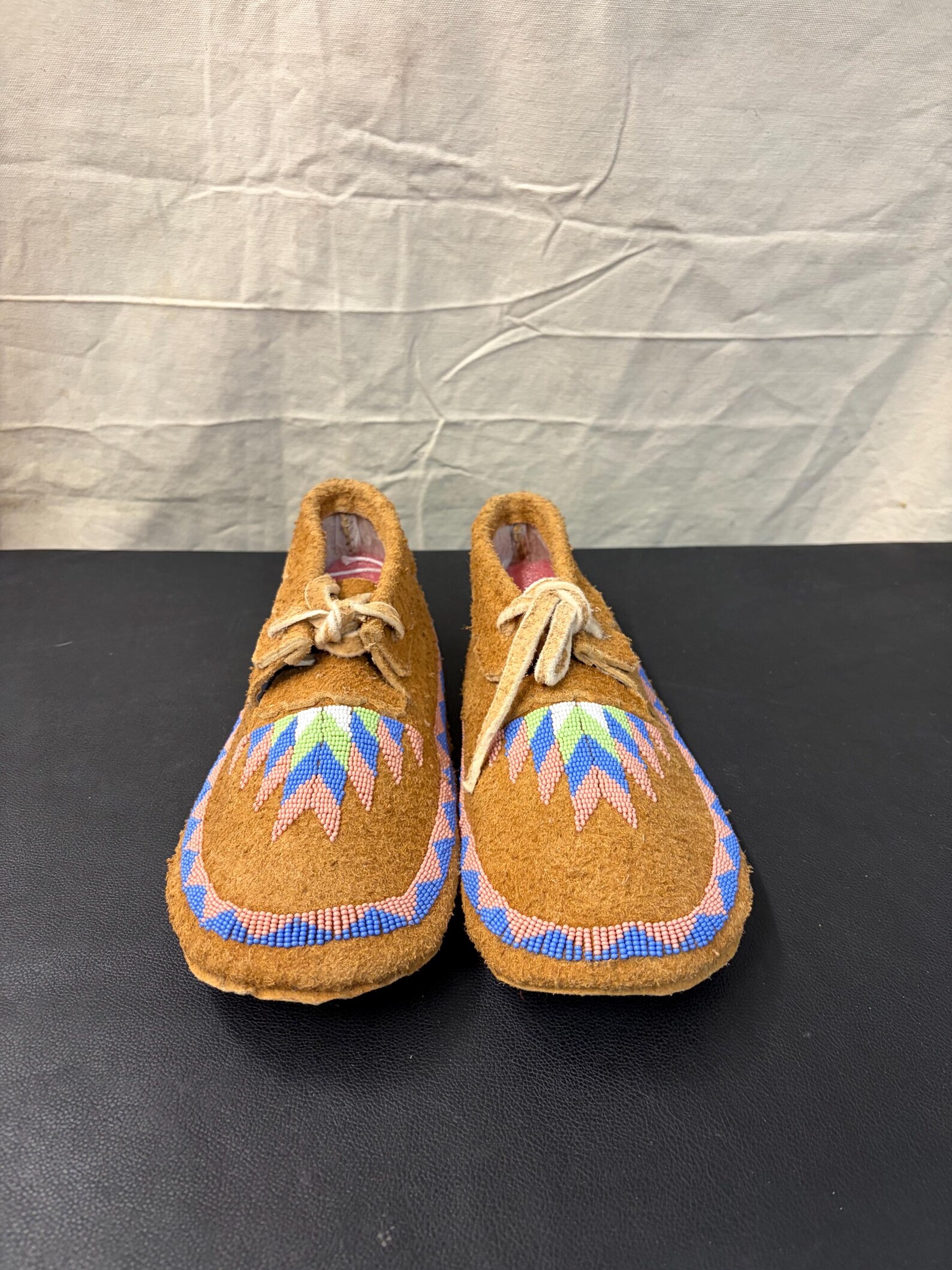 Moose Hide Beaded Moccasins - Etsy