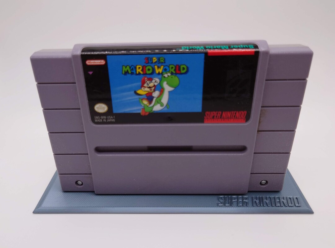 3D Printed SNES Super Nintendo Game Stand - Etsy
